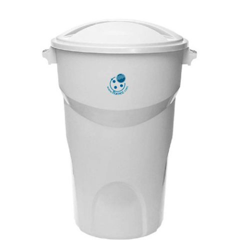 Basurero Blanco Redondo - Flomez