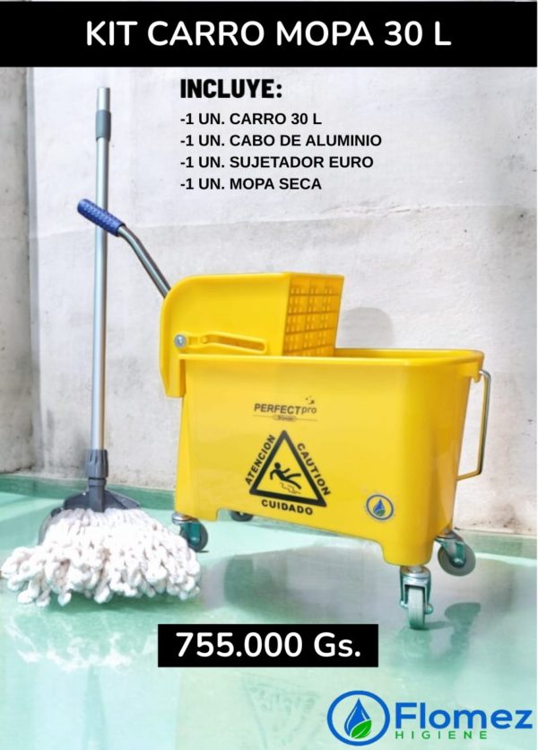 Kit Carro Mopa 30 L - Flomez